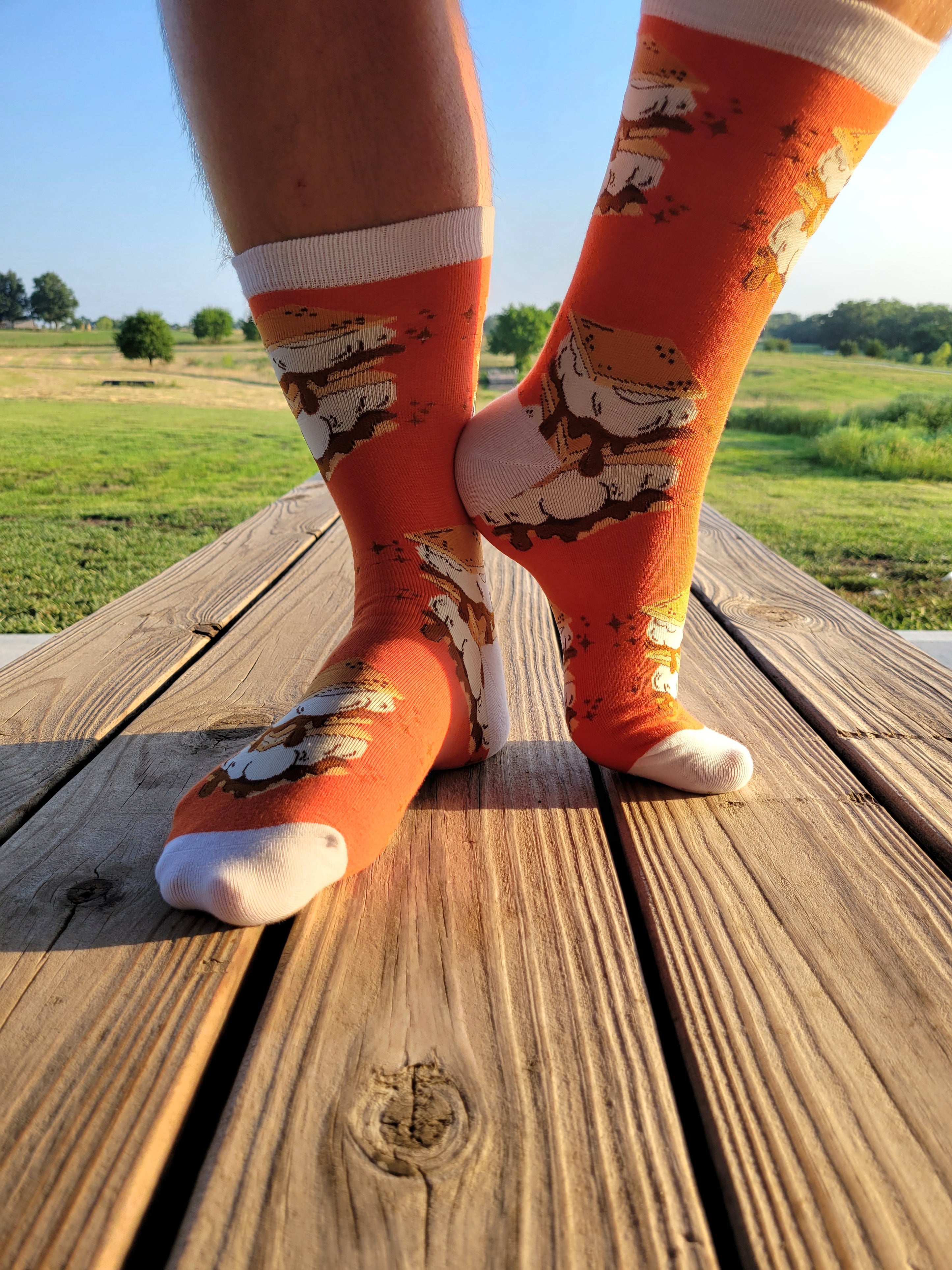 Smores Dress Socks by Spirit Sox USA